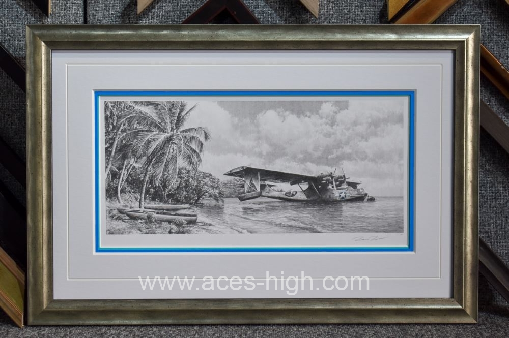 MOMENT OF RESPITE Original Pencil Drawing - Aces High